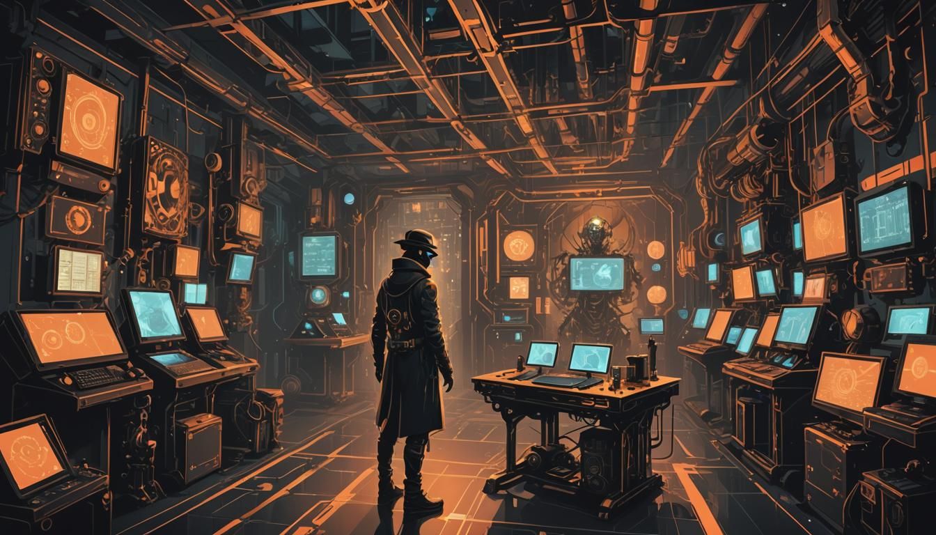 Mysterious steampunk lab v.2 - AI Generated Artwork - NightCafe Creator