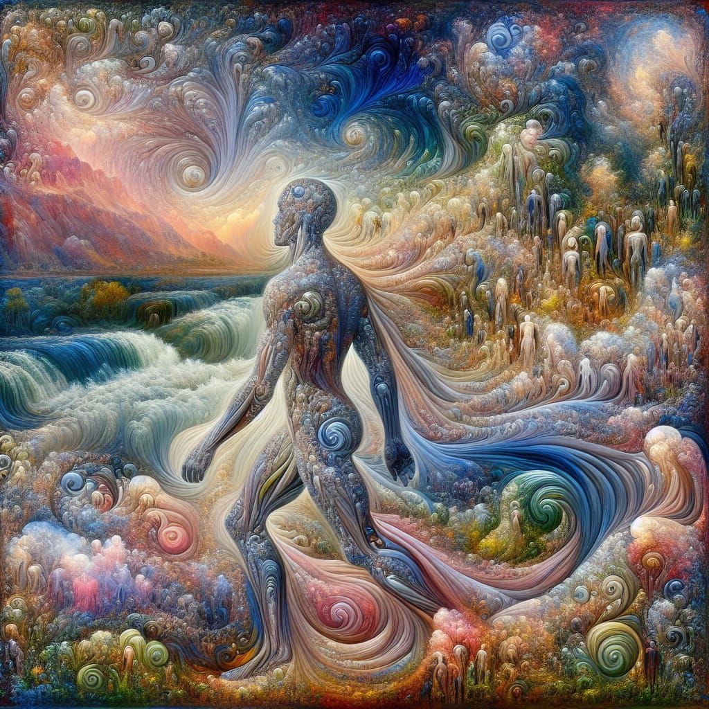 the endless course of life - AI Generated Artwork - NightCafe Creator