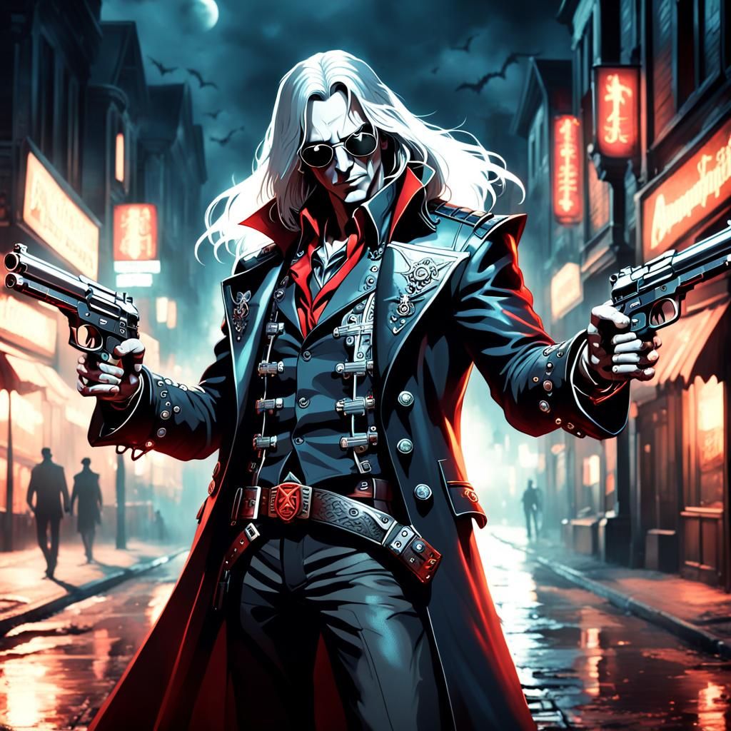Vampire gunslinger - AI Generated Artwork - NightCafe Creator