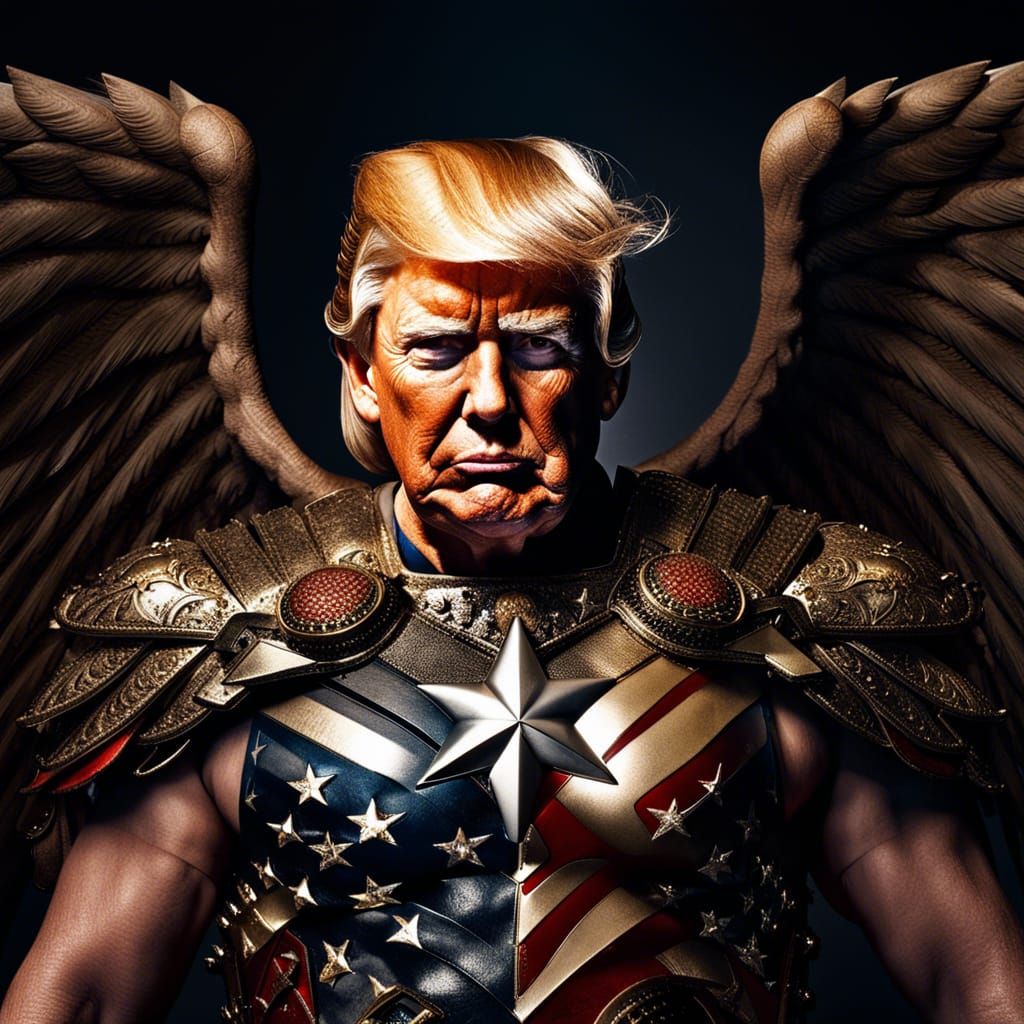 Maga angel - AI Generated Artwork - NightCafe Creator