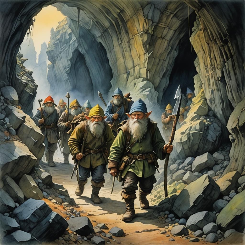 Off to Dig and Delve - AI Generated Artwork - NightCafe Creator