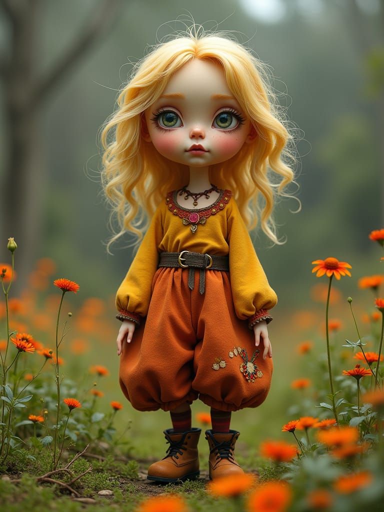 Grumpy Little Ms HyperGriff by Beryl Pearl Griffin