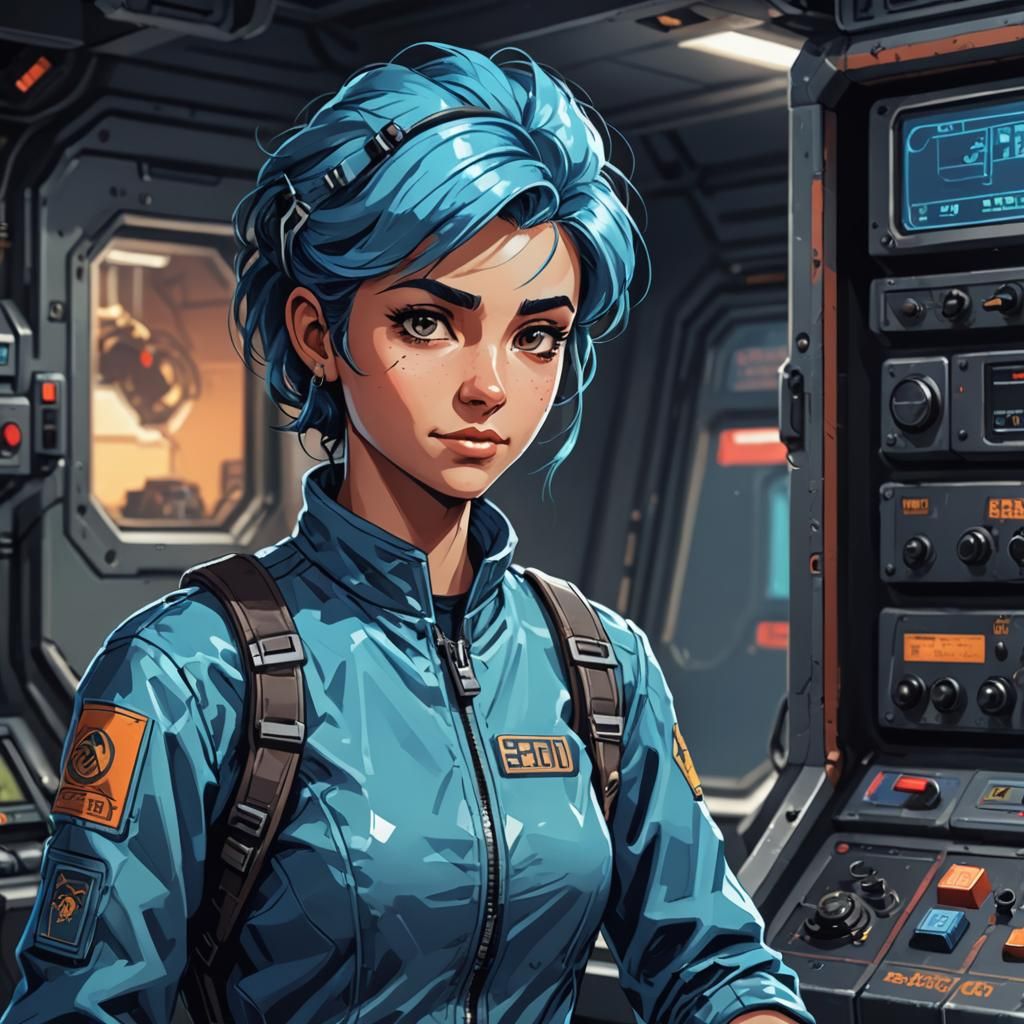 sci-fi character portraits: engineering II - AI Generated Artwork ...