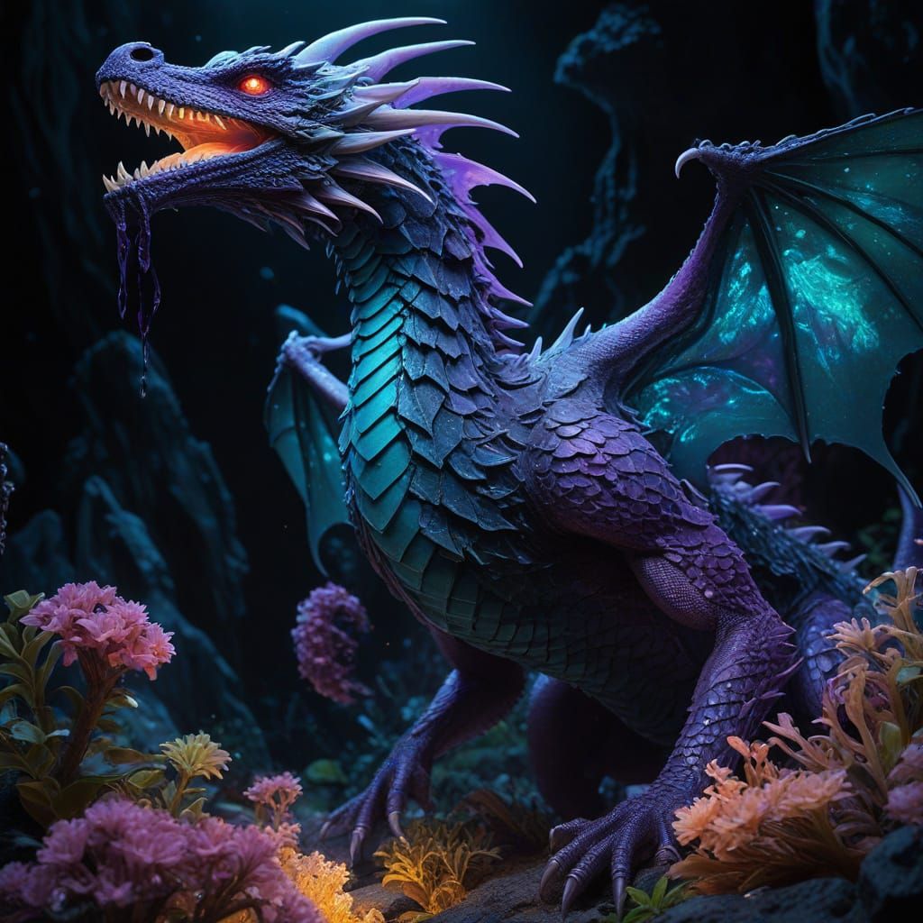 Ethereal Void Sword in Dreamlike Landscape - AI Art