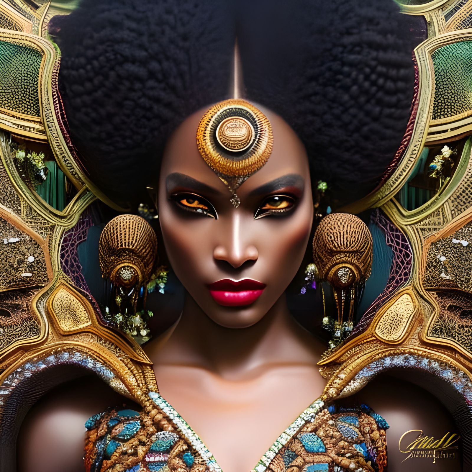 African Goddess - AI Generated Artwork - NightCafe Creator