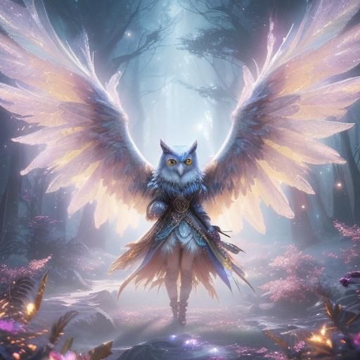 Queen Owl - AI Generated Artwork - NightCafe Creator