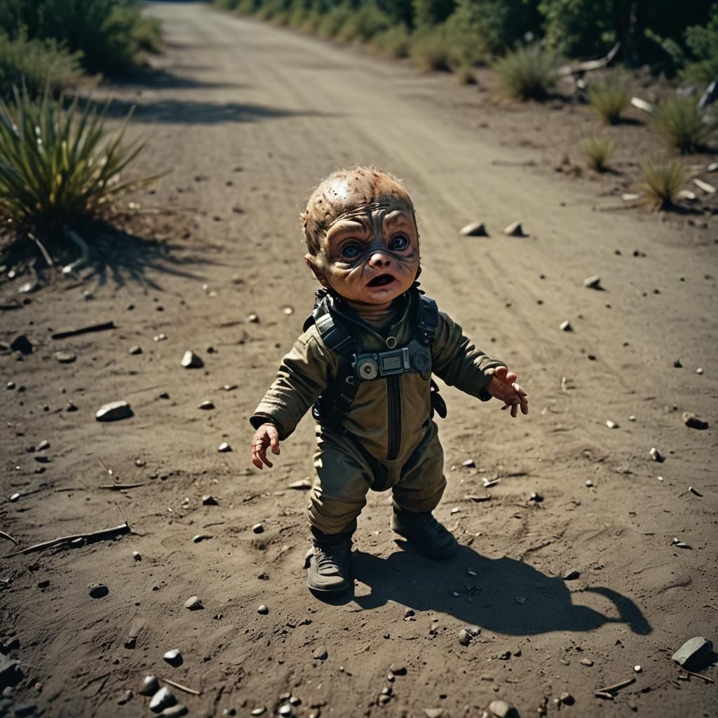 Weird baby - AI Generated Artwork - NightCafe Creator