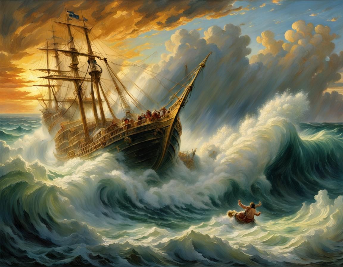 Ship Rescue - Baroque Masterpiece: Poseidon's Immense Power ...