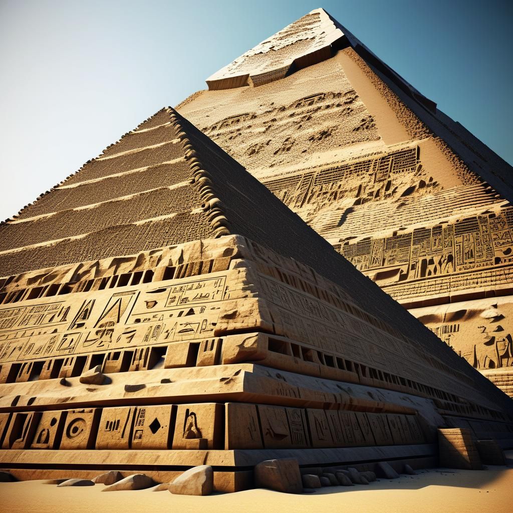 Egyptian Pyramids - AI Generated Artwork - NightCafe Creator