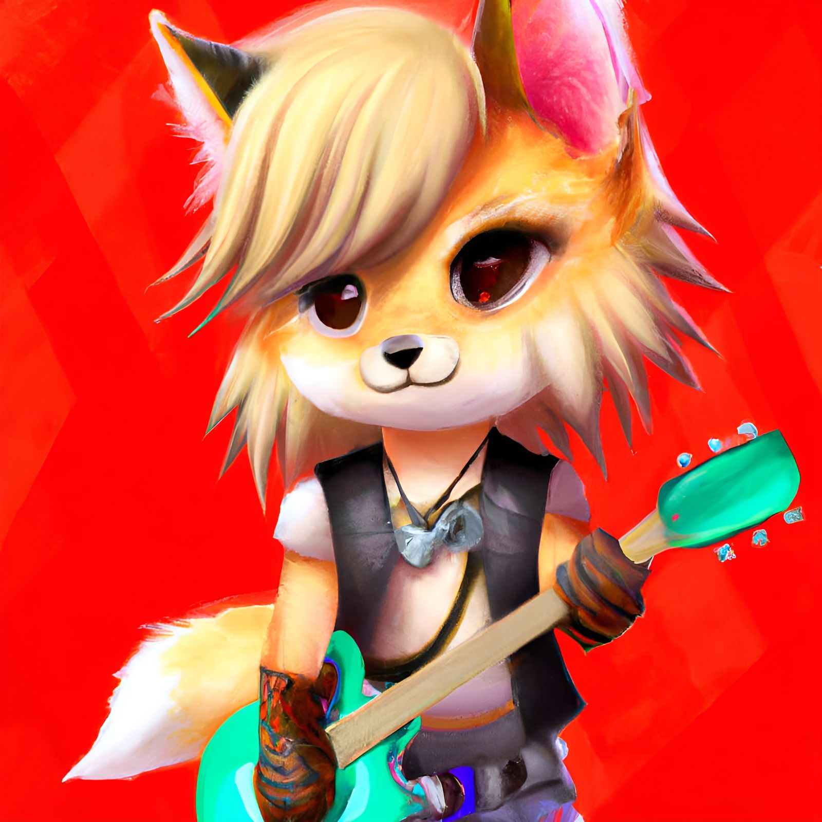 Rocking Fox - AI Generated Artwork - NightCafe Creator