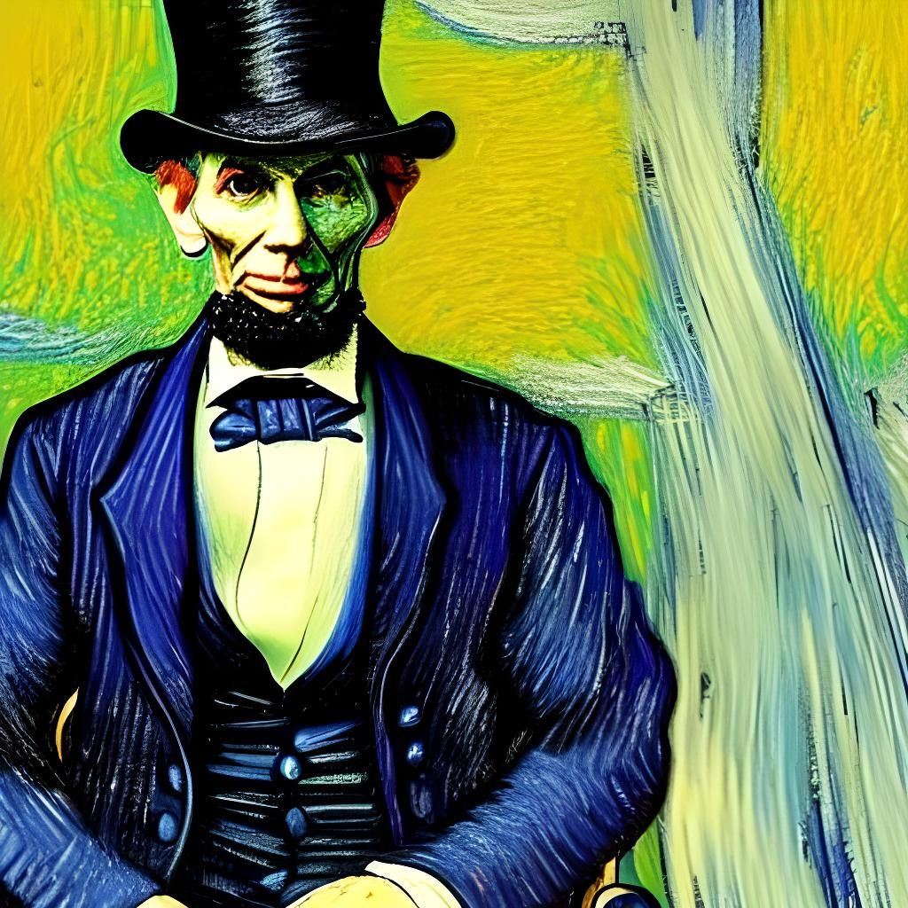 Abraham Lincoln - AI Generated Artwork - NightCafe Creator