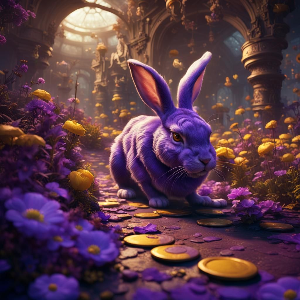 Grumpy rabbit - AI Generated Artwork - NightCafe Creator