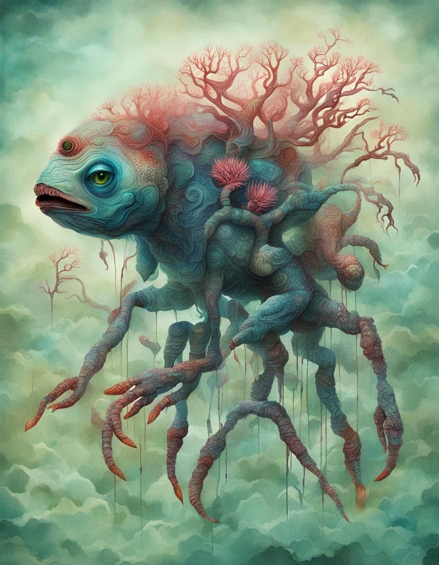 Bio Art Experimentation, Wonderful surreal dreamy creature by Alissa ...