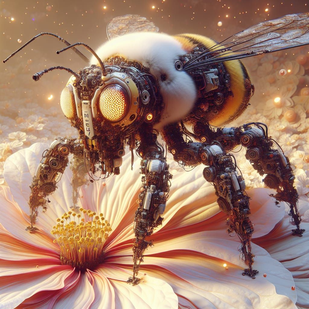 Bee-N-Droid - AI Generated Artwork - NightCafe Creator