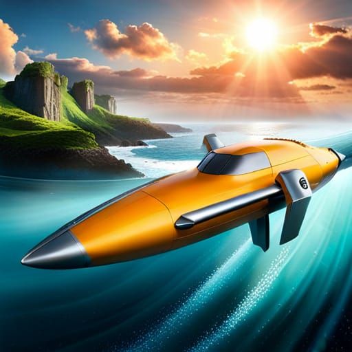 Flying cyber-sub - SDXL with challenge prompt : r/nightcafe