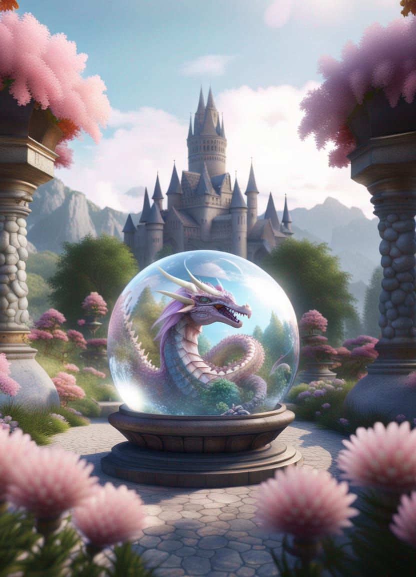 The Dragon Crystal - AI Generated Artwork - NightCafe Creator