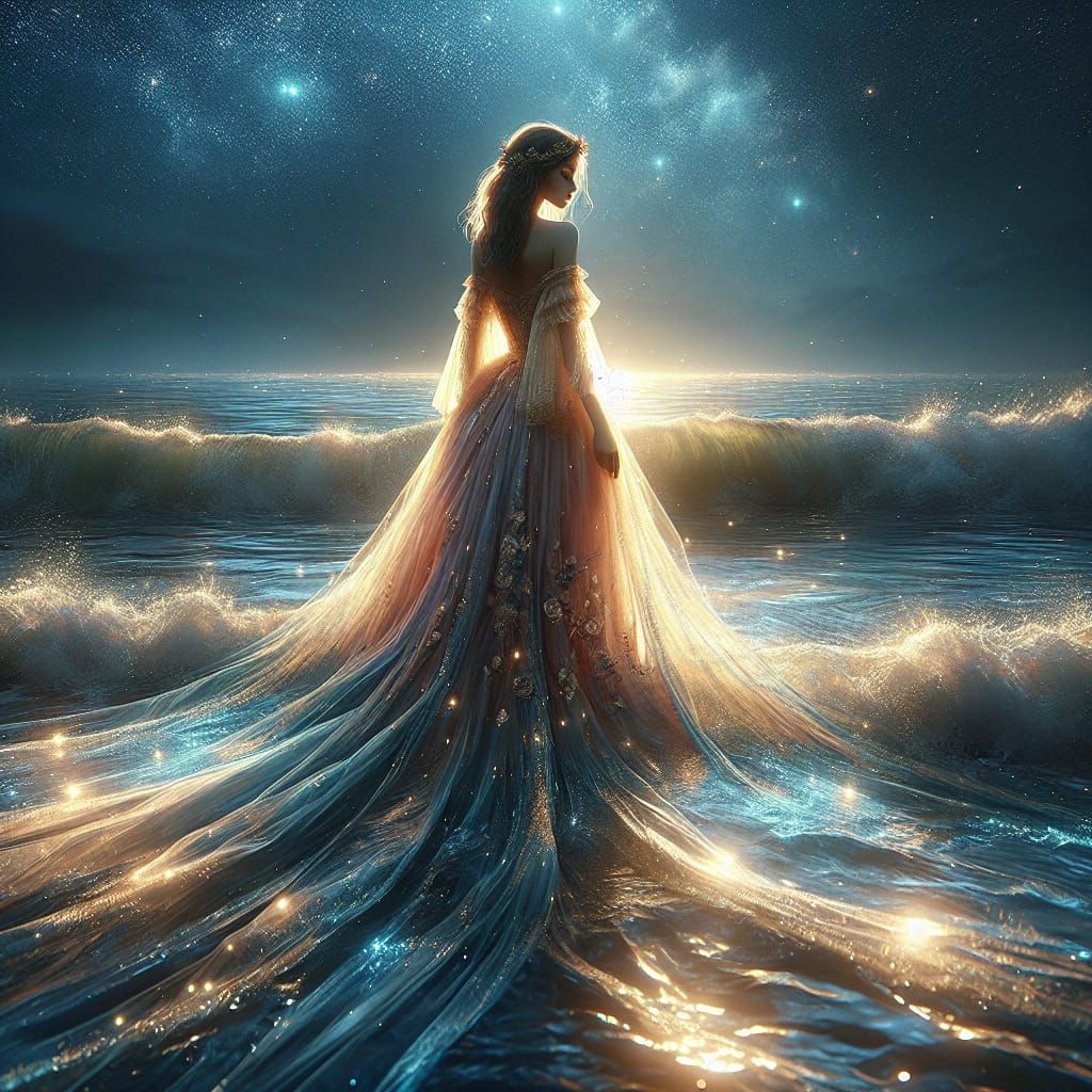 Ocean Goddess - AI Generated Artwork - NightCafe Creator