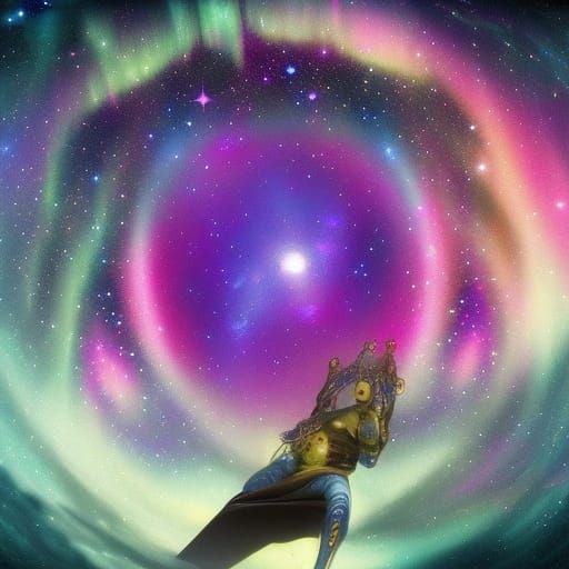 Cosmic Bloom ¹ - AI Generated Artwork - NightCafe Creator