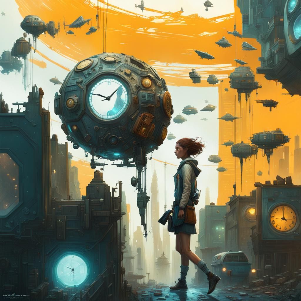 Time machine is broken - AI Generated Artwork - NightCafe Creator