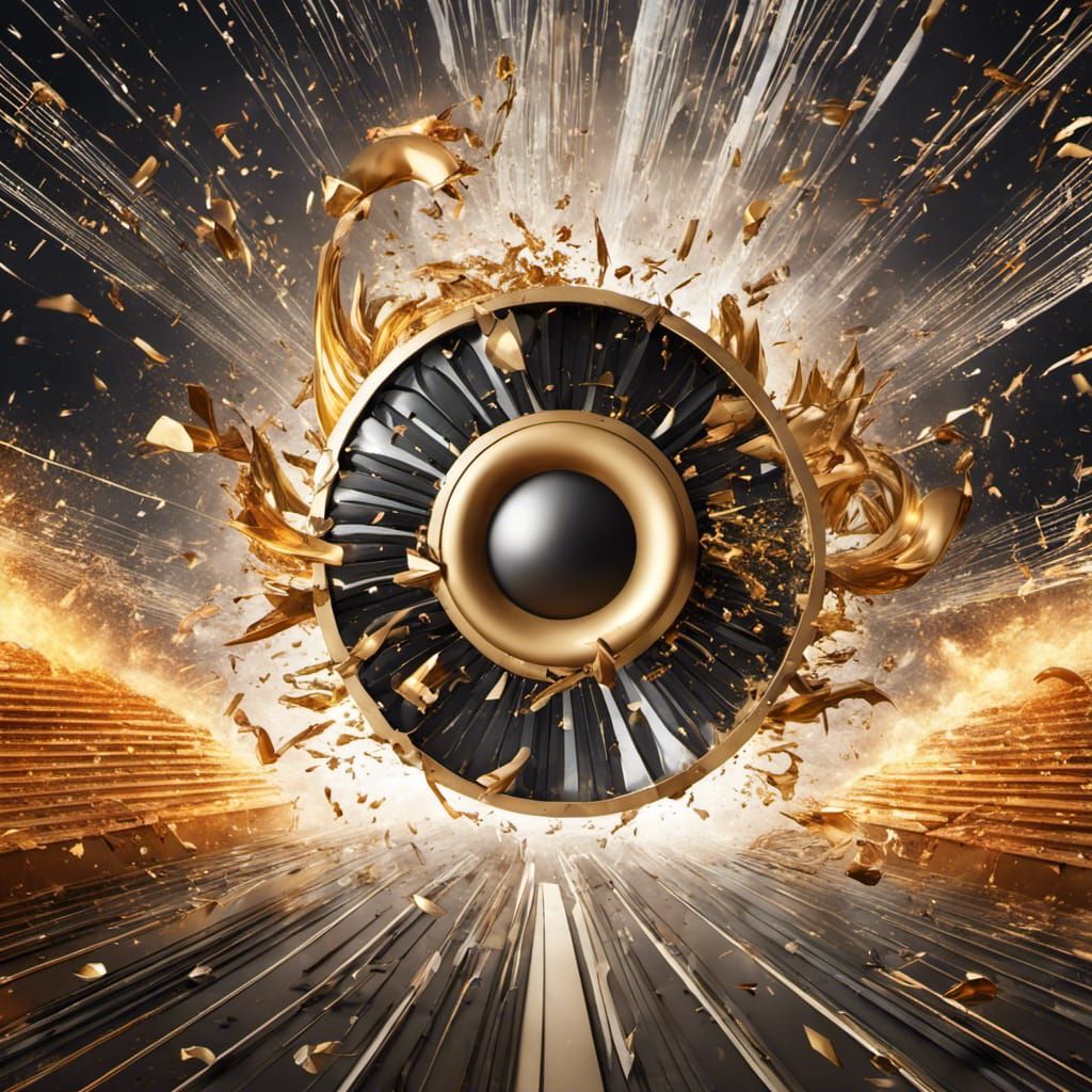 Exploding Soundwaves - AI Generated Artwork - NightCafe Creator