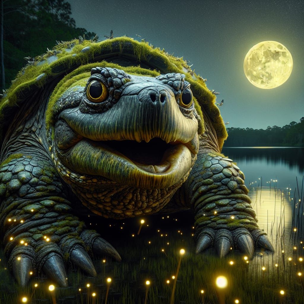 Alligator snapper - AI Generated Artwork - NightCafe Creator