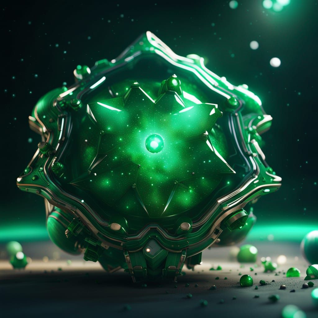 Mysterious Emerald - AI Generated Artwork - NightCafe Creator