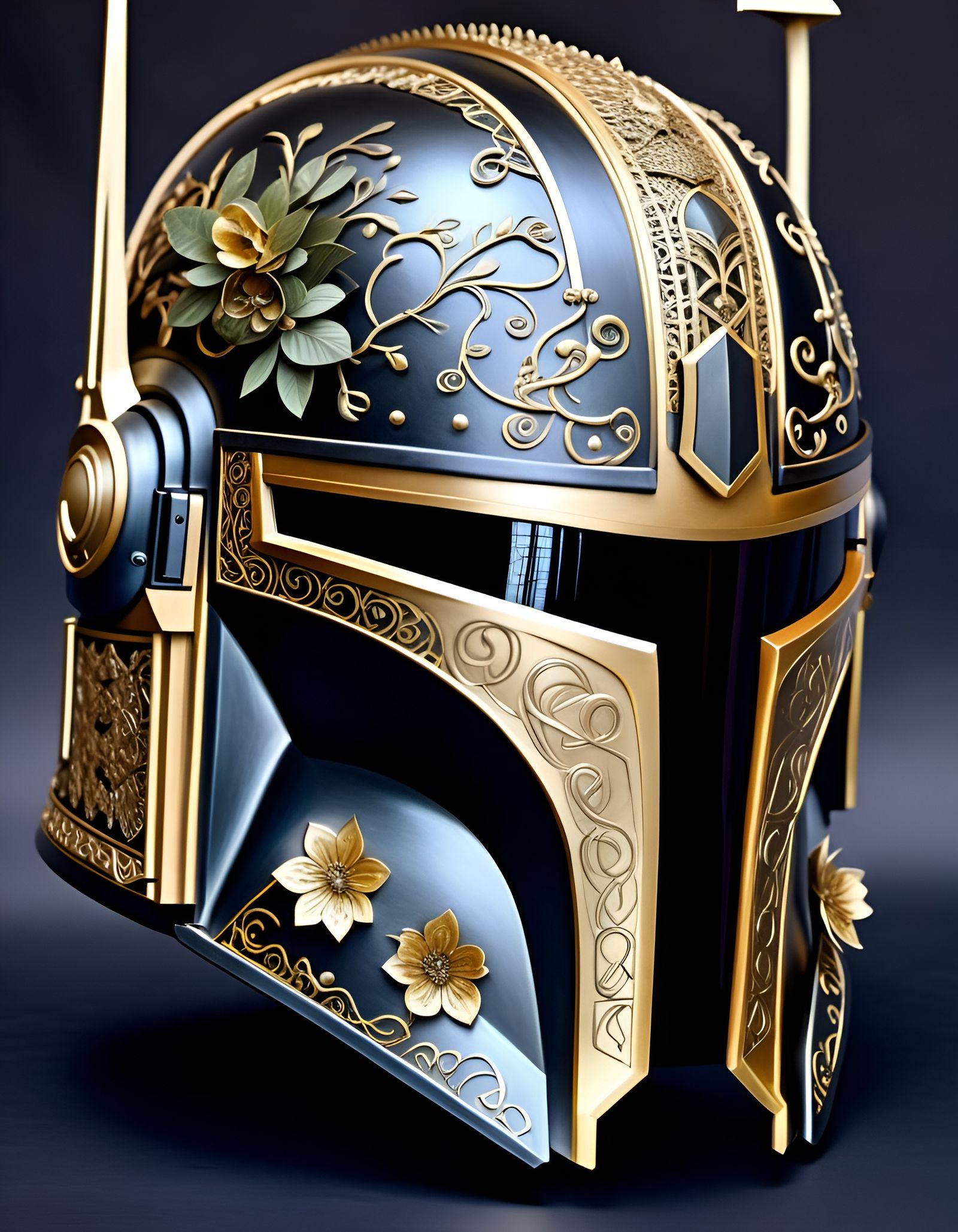 Ornate Helm - AI Generated Artwork - NightCafe Creator