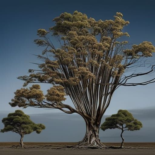 Banzai Tree Neural Art, Photorealistic, Johan Grenier, Mark Brooks ...