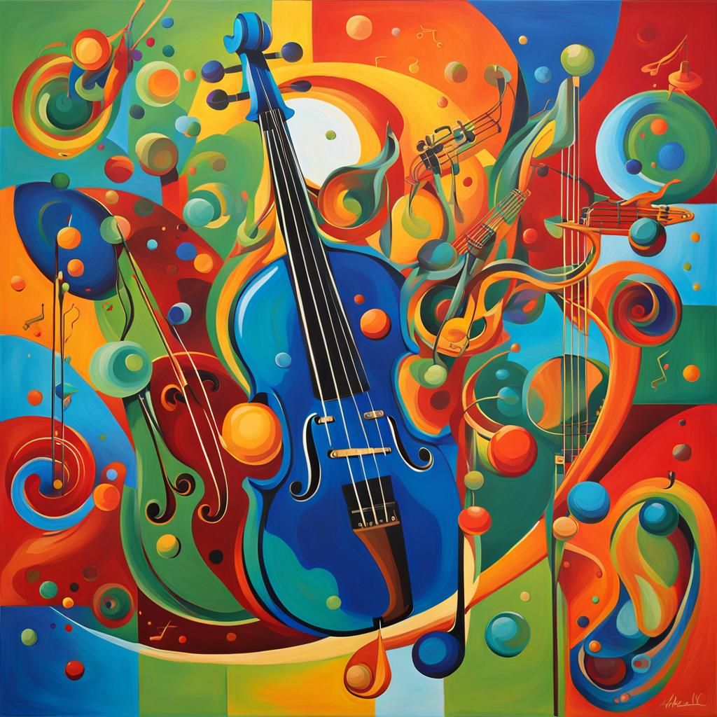 Musical Pop art - AI Generated Artwork - NightCafe Creator