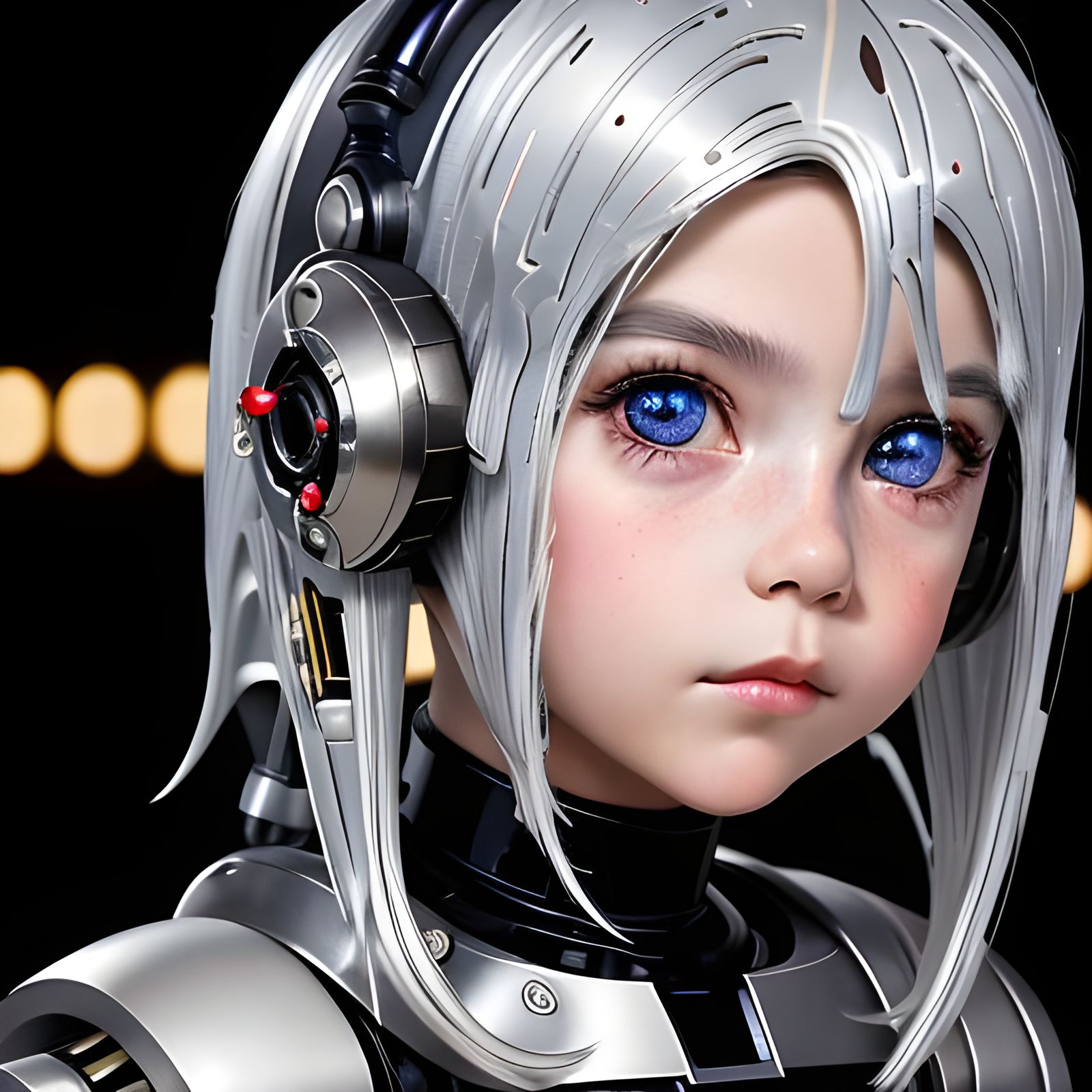 Droid girl - AI Generated Artwork - NightCafe Creator