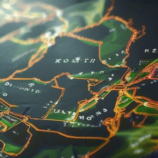 Map - AI Generated Artwork - NightCafe Creator