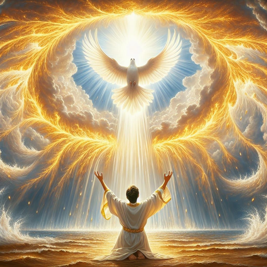 Holy Spirit's Glory - AI Generated Artwork - NightCafe Creator