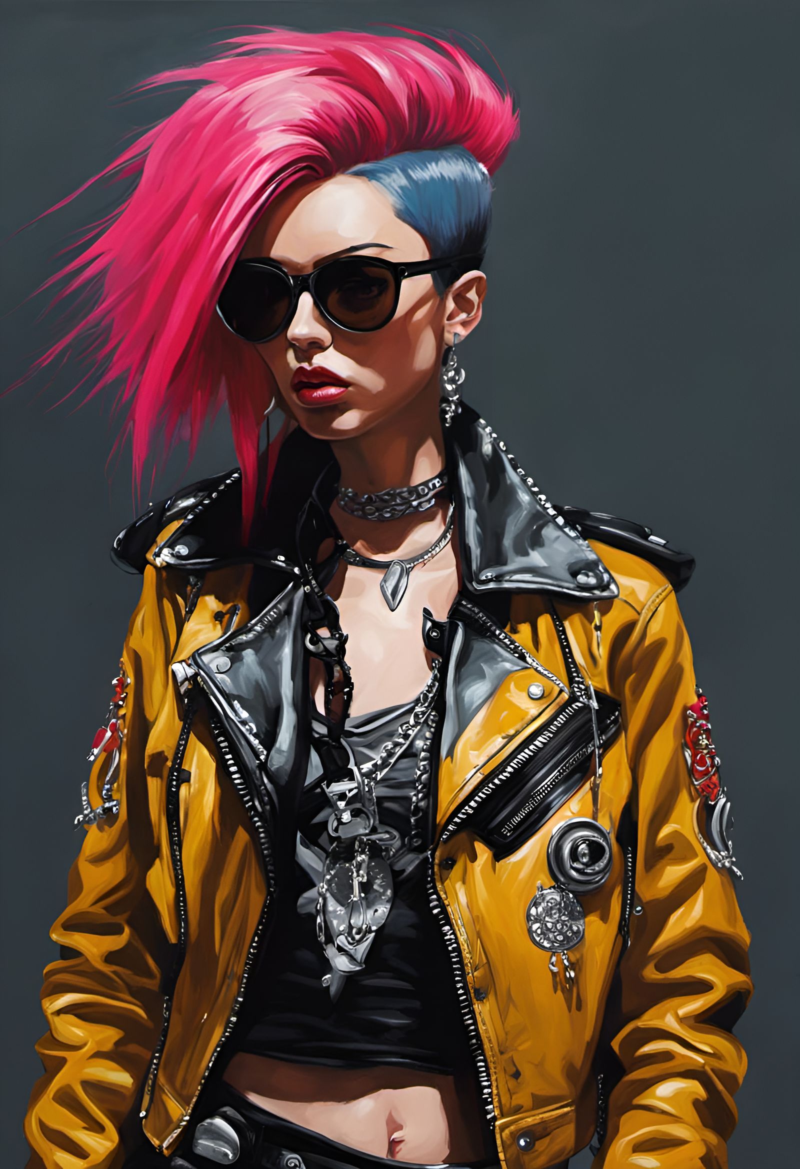 Punk - AI Generated Artwork - NightCafe Creator
