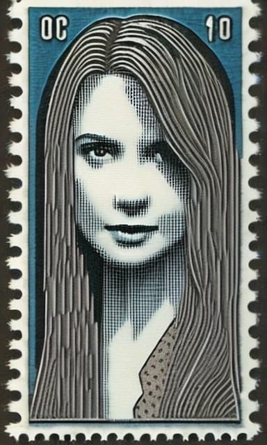 Stamp - AI Generated Artwork - NightCafe Creator