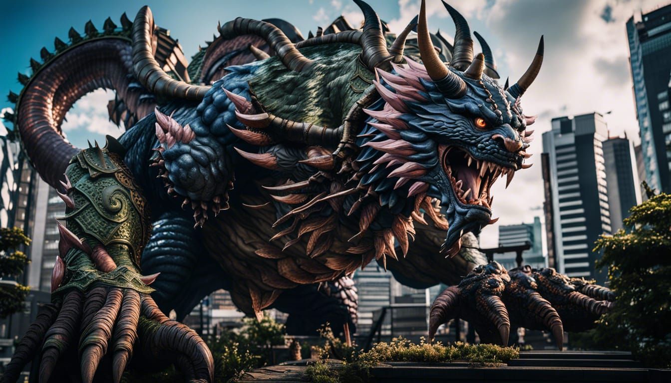 Final boss of Japan - AI Generated Artwork - NightCafe Creator