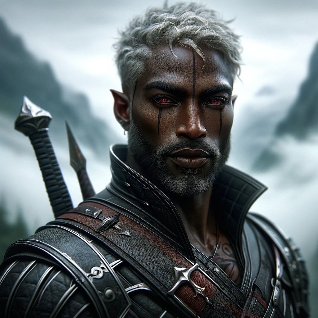 Zycliss Drovrul, Half-Drow Mercenary - AI Generated Artwork - NightCafe ...