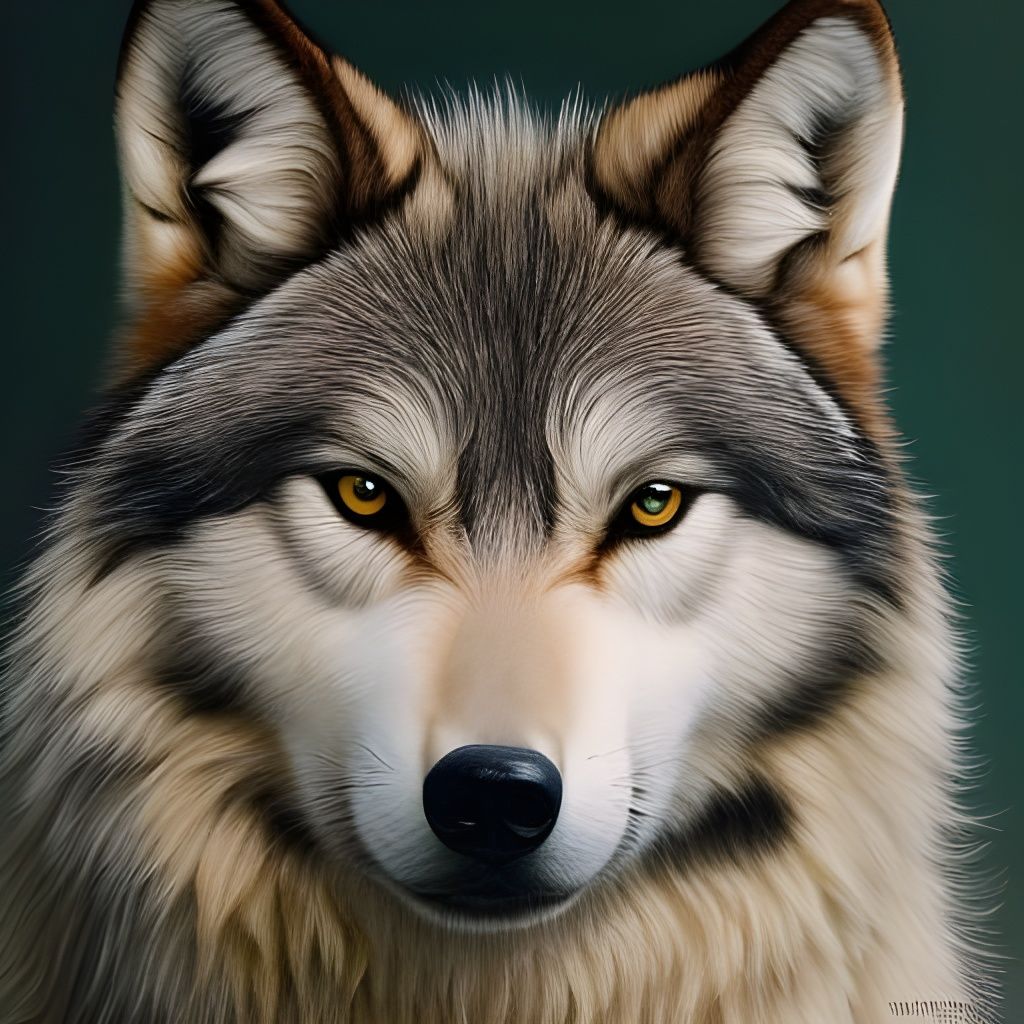 Wolf - AI Generated Artwork - NightCafe Creator