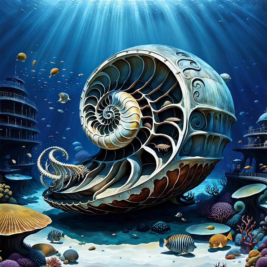 Nautilus - AI Generated Artwork - NightCafe Creator