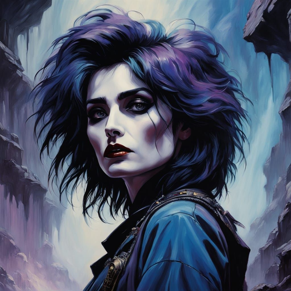 The lead singer of Siouxsie and the Banshees