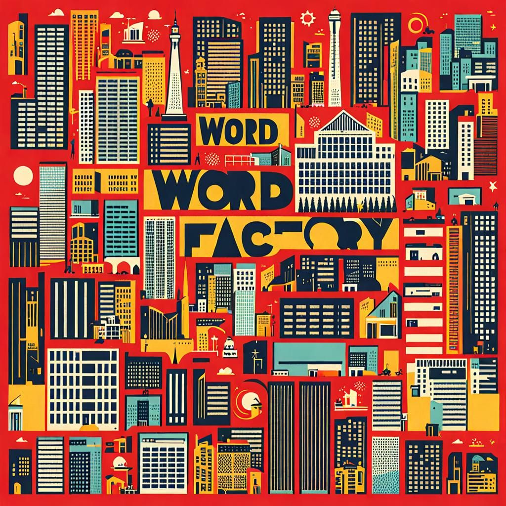 The word factory - AI Generated Artwork - NightCafe Creator