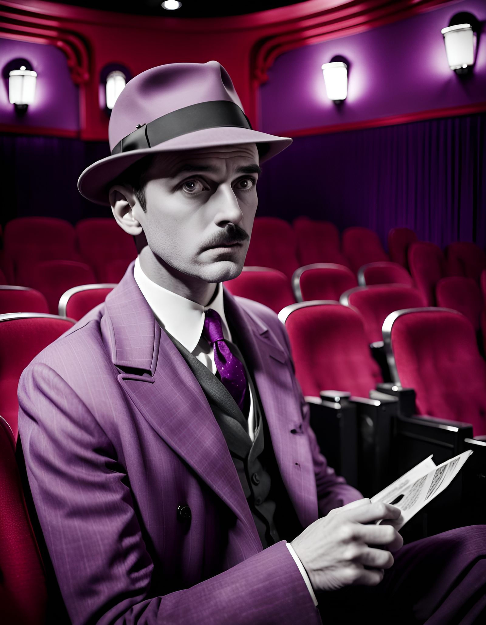 Portrait of a Film Critic - AI Generated Artwork - NightCafe Creator