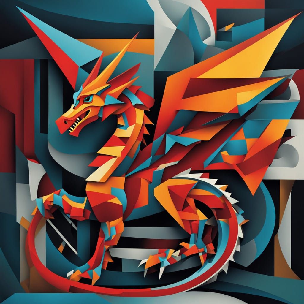 Cubism Dragon (3) - Cubism Dragon (3)