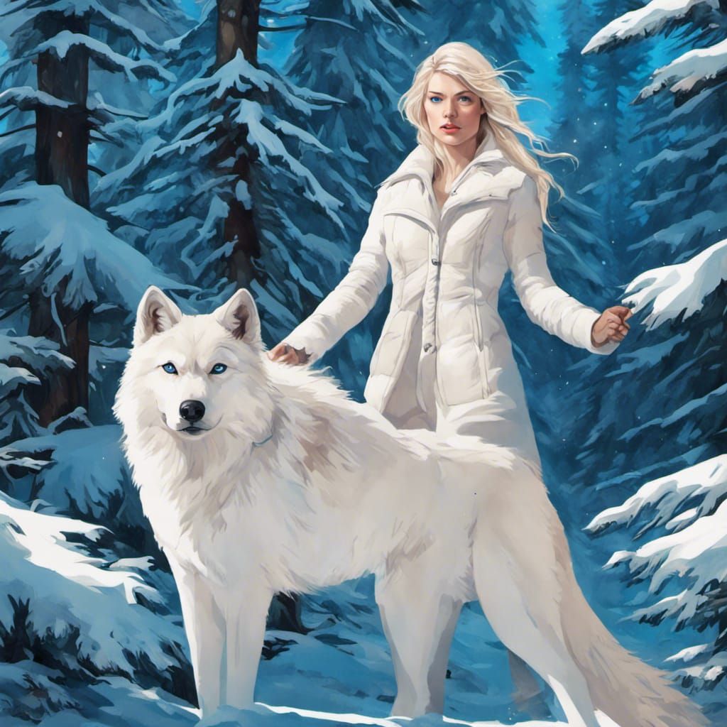 Wolf Queen - AI Generated Artwork - NightCafe Creator