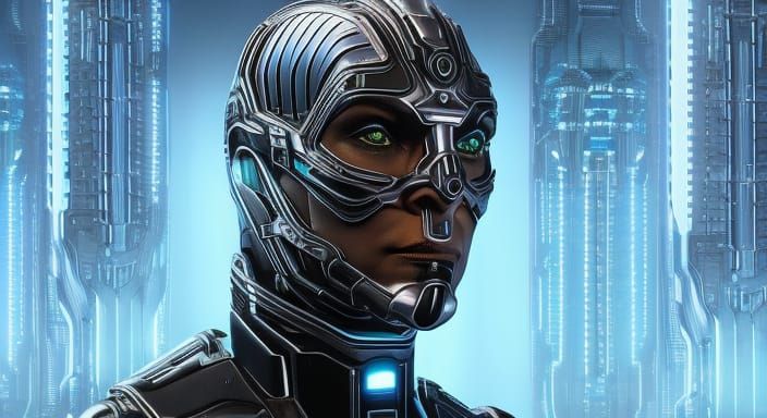 Alien cyborg hybrid portrait, hbo's west world, matrix metropolis, ai ...