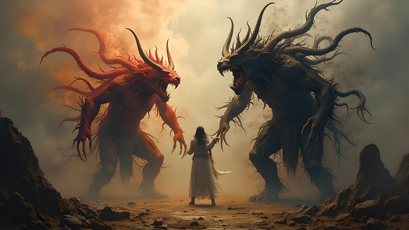 Dance of the demons - AI Generated Artwork - NightCafe Creator