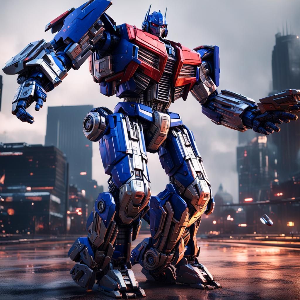 Optimus prime - AI Generated Artwork - NightCafe Creator