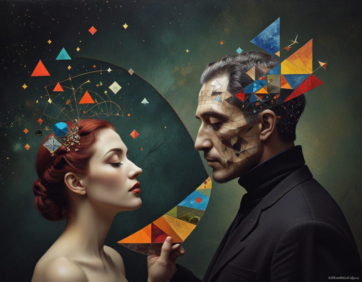 infinite curved space metalorganic architextual fr... - AI Art