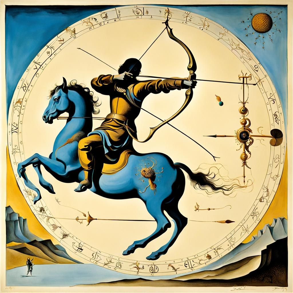 Zodiac Sagittarius the Archer - AI Generated Artwork - NightCafe Creator