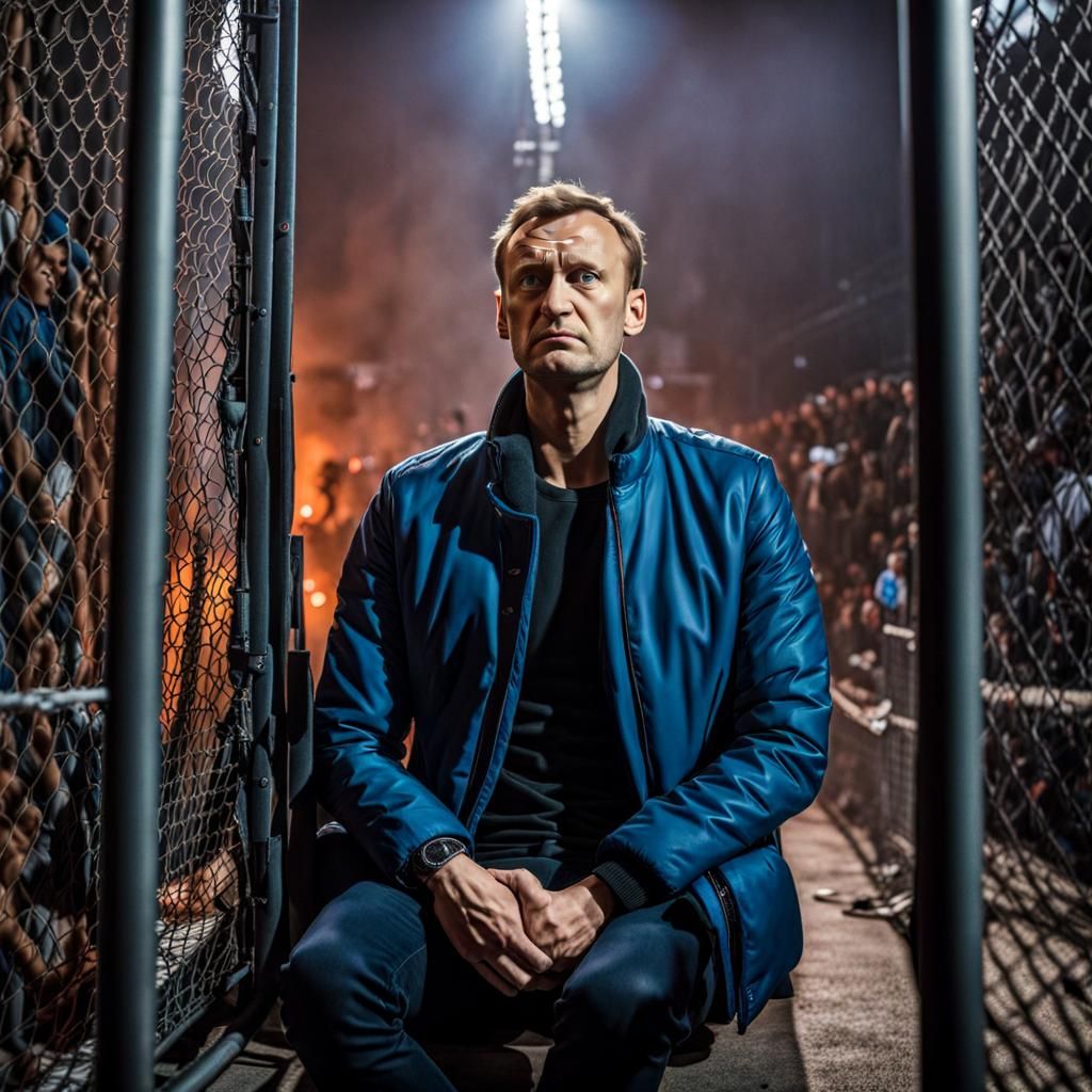 Le courage d'Alexei Navalny. - AI Generated Artwork - NightCafe Creator