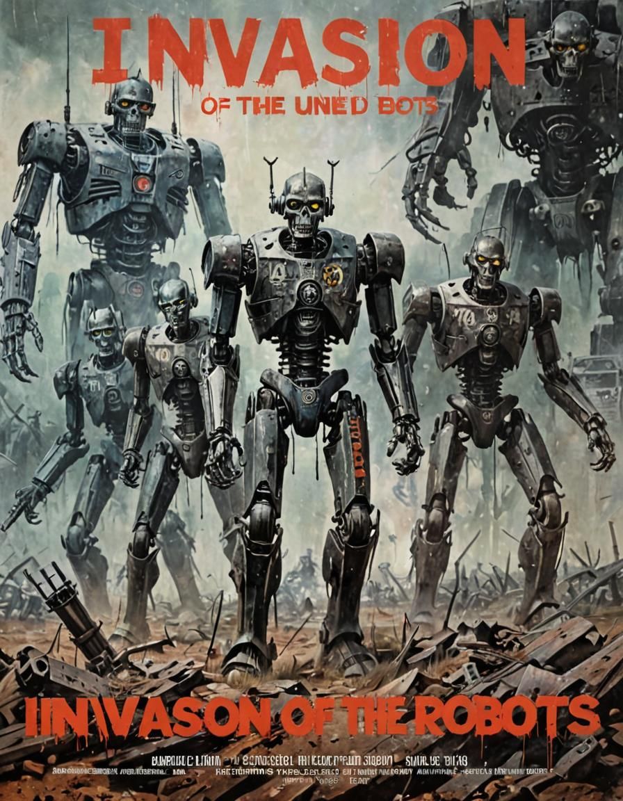 Undead robots - AI Generated Artwork - NightCafe Creator